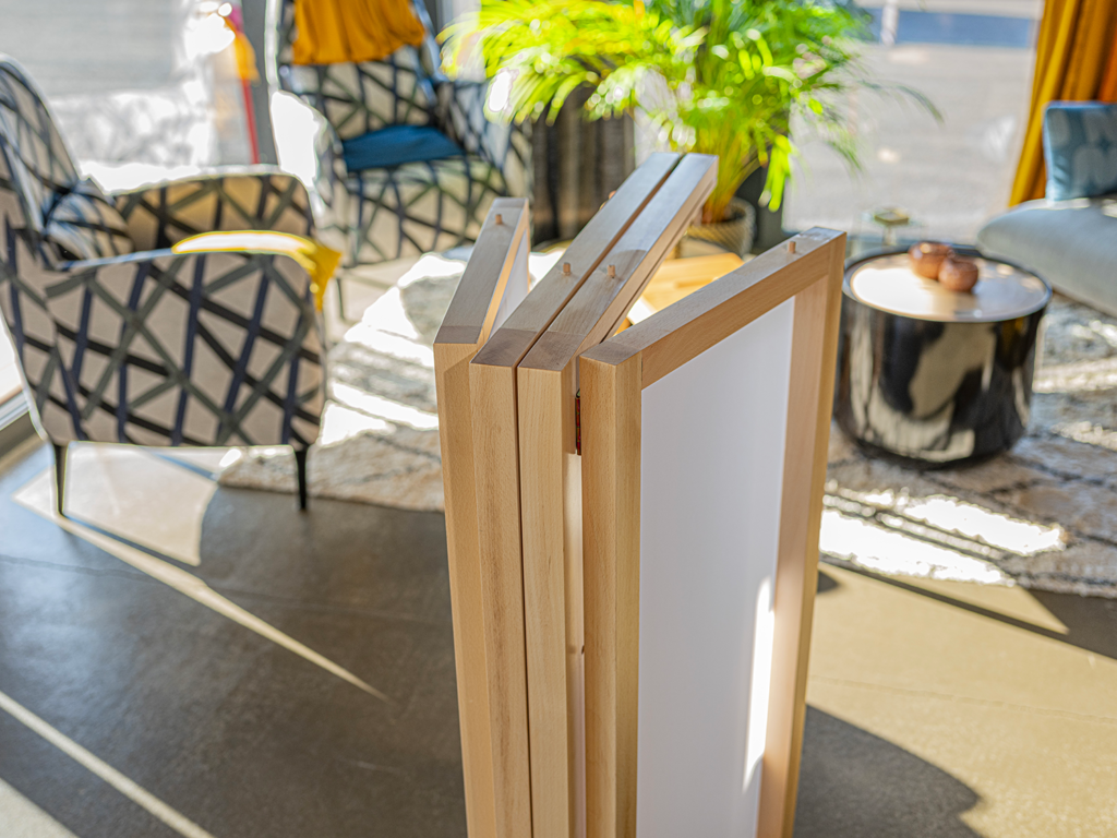 Comptoir pliable 150 bois – So Communication