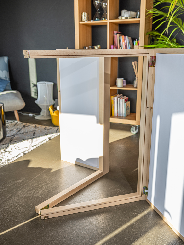 Comptoir pliable 150 bois – So Communication