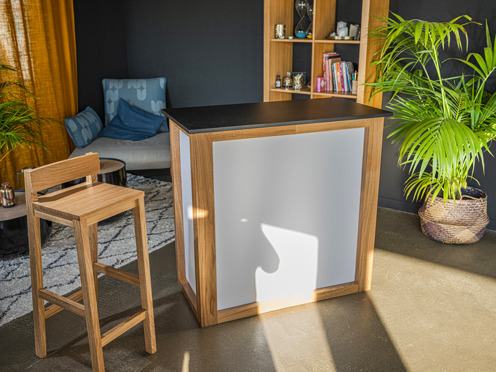 Comptoir pliable bois 100 Premium – So Communication