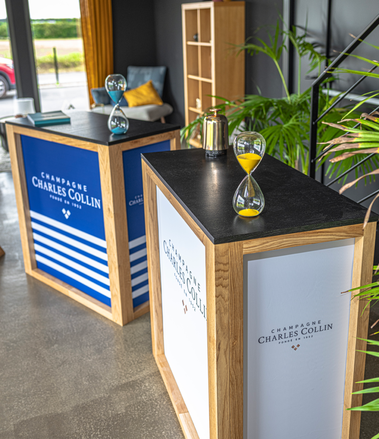 Comptoir pliable bois 100 Premium – So Communication